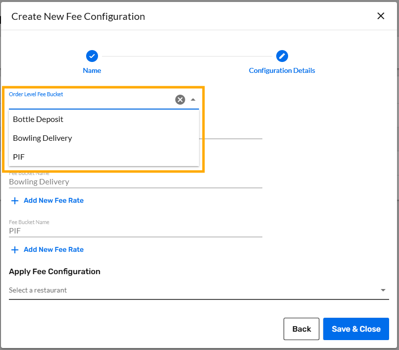 Create a Shared Fee Configuration – Onosys