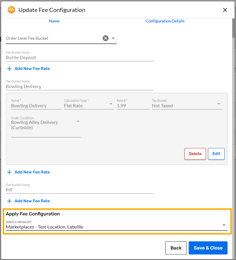 Create a Shared Fee Configuration – Onosys