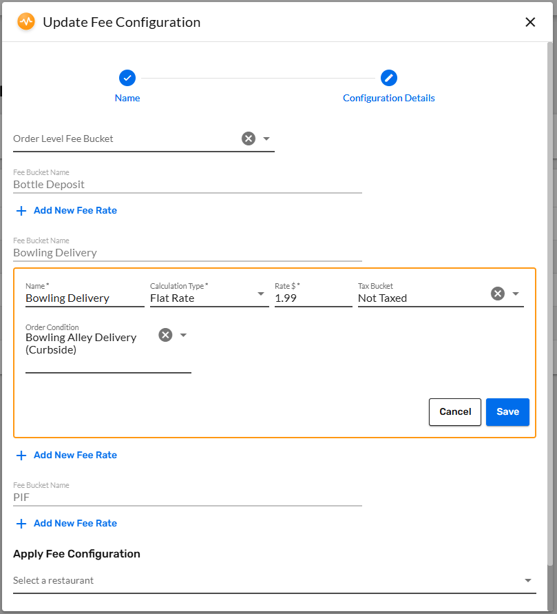 Create a Shared Fee Configuration – Onosys