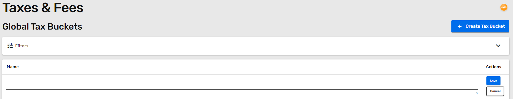 Create a Tax Bucket – Onosys